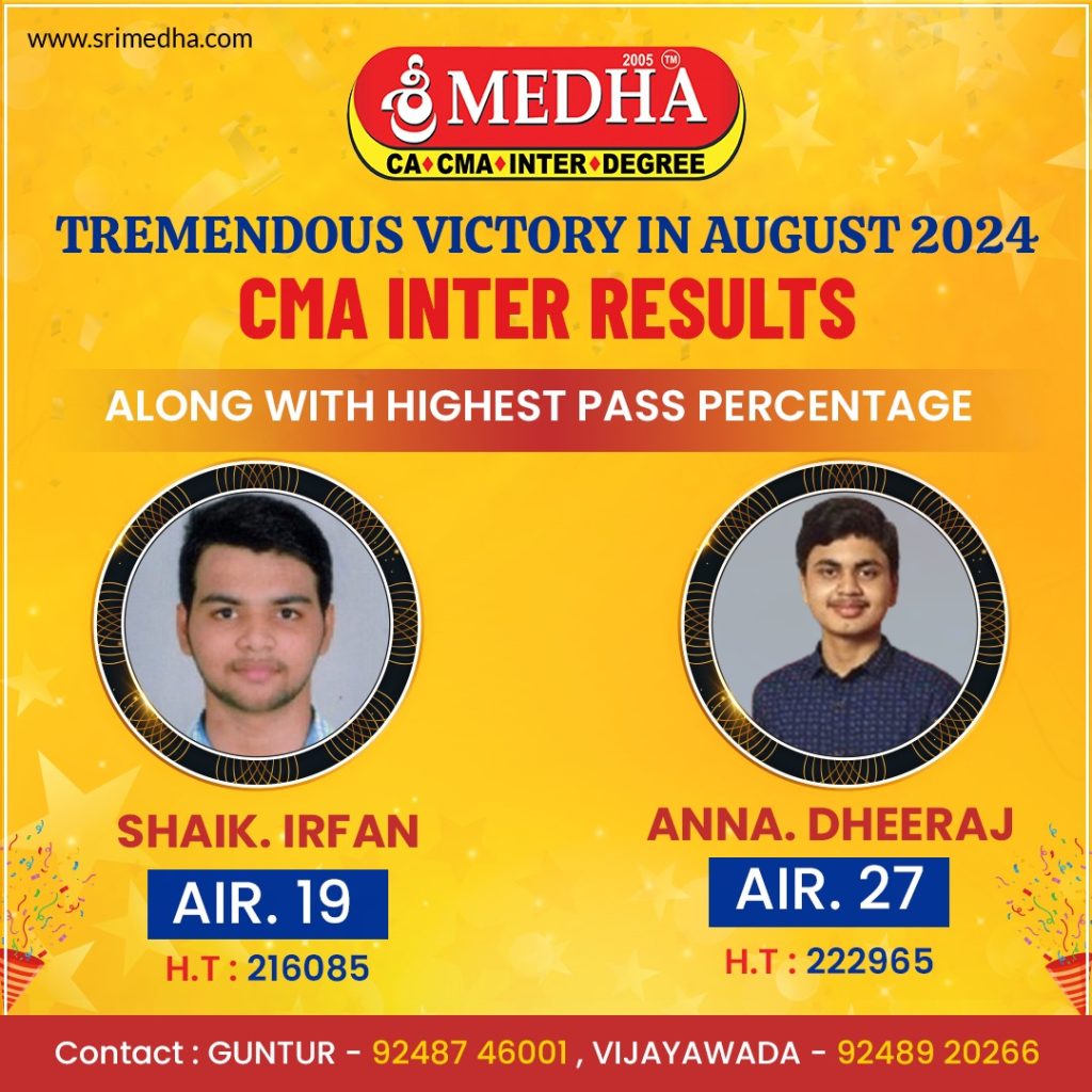 CA Colleges in Guntur | CMA Colleges in Guntur- Sri Medha